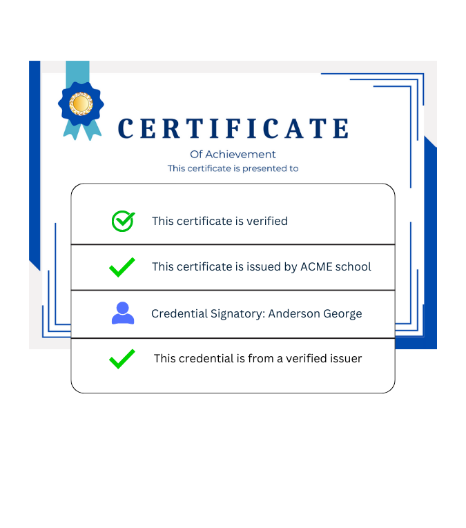 Digital Credentials: Verifiable certificate & badge software
